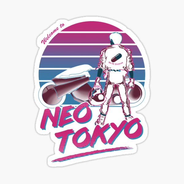 "Welcome to Neo Tokyo" Sticker for Sale by Pensiero586 | Redbubble