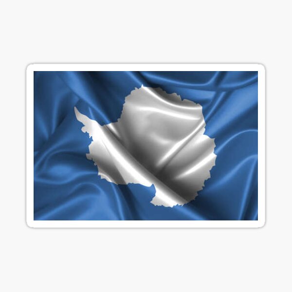 "Antarctica Miniature Flag Pattern" Sticker for Sale by Mxdesign888 ...