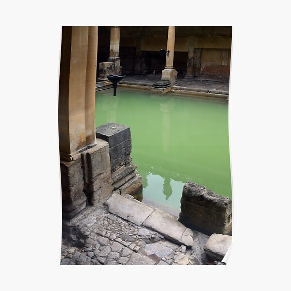 "Roman Baths, The Great Bath" Poster for Sale by JonDelorme | Redbubble