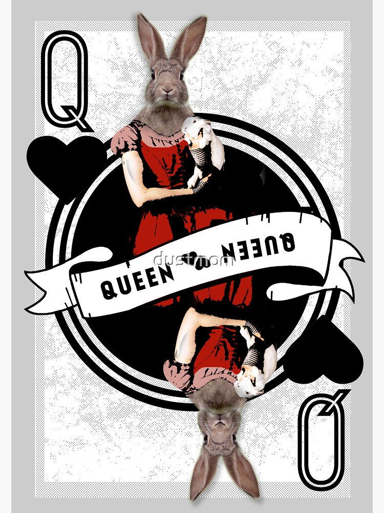 "Queen Card" Sticker for Sale by dustmom | Redbubble