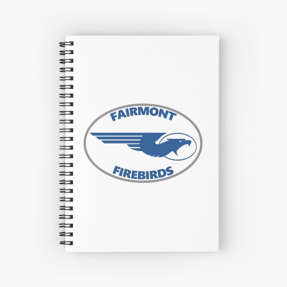"FAIRMONT FIREBIRDS Kettering Ohio Oval Logo" Spiral Notebook for Sale ...