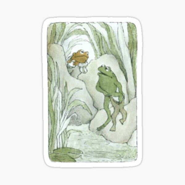 "Frog and Toad Swimming" Sticker for Sale by Jiul | Redbubble