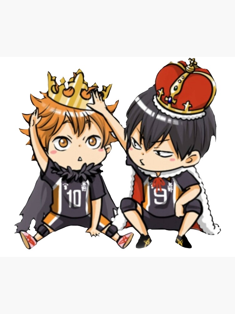 "Hinata Shoyo & Kageyama Tobio Chibi Childe" Art Print for Sale by ...