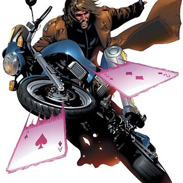 "Gambit Motorcycle " Sticker for Sale by Home-of-art | Redbubble
