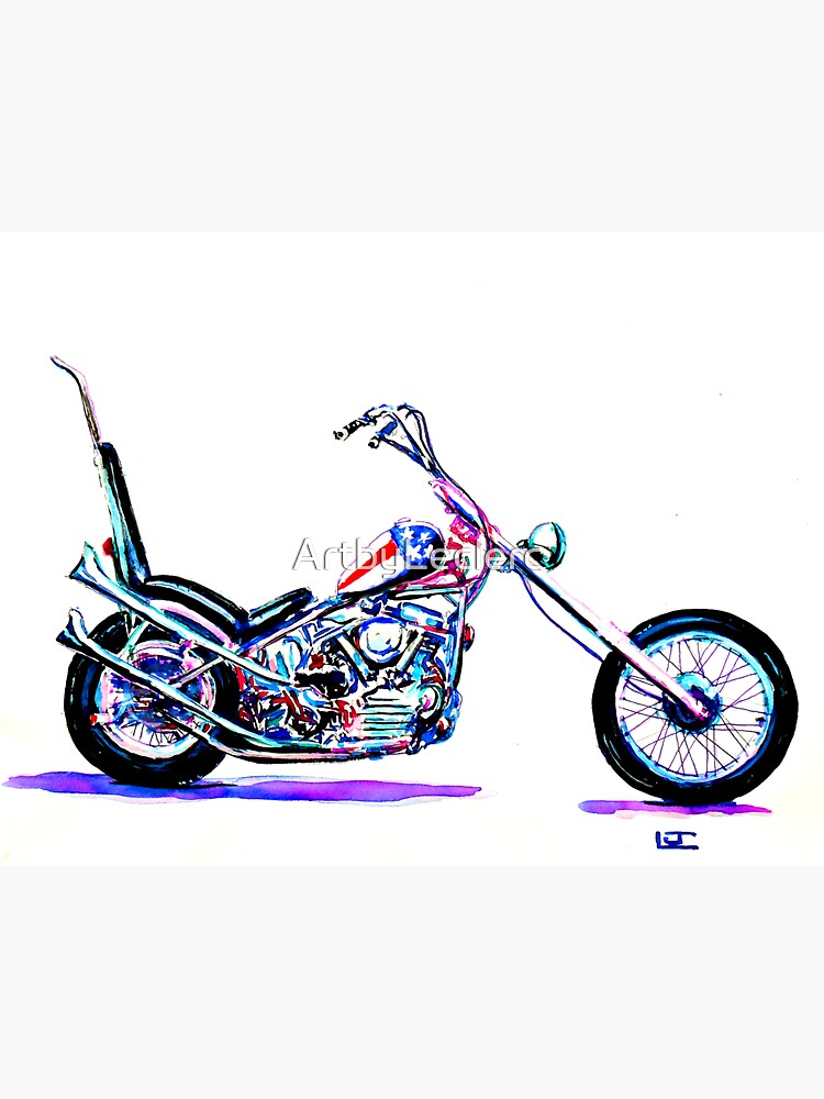 "Easy Rider" Sticker for Sale by ArtbyLeclerc | Redbubble