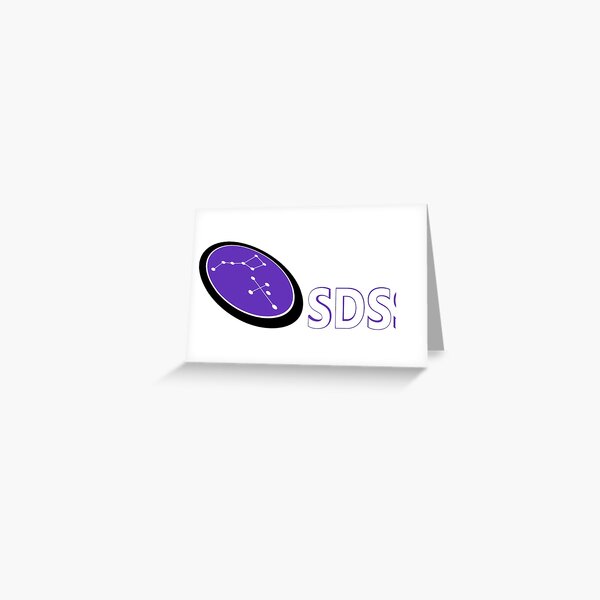 "Sloan Digital Sky Survey (SDSS) Logo" Greeting Card for Sale by ...