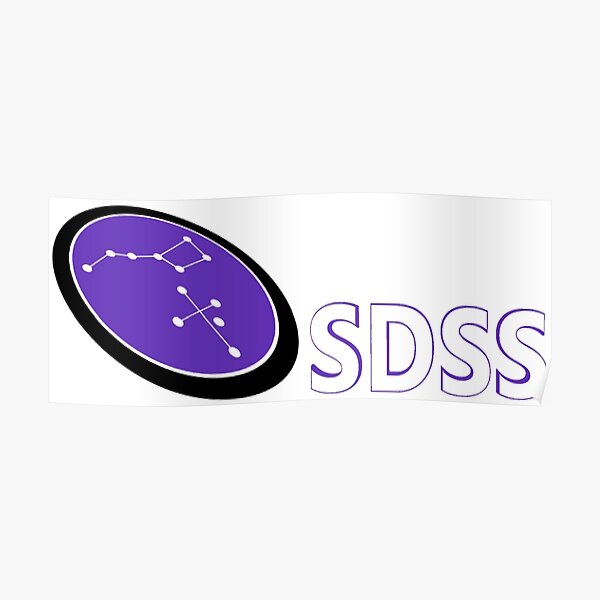 "Sloan Digital Sky Survey (SDSS) Logo" Poster by Spacestuffplus | Redbubble