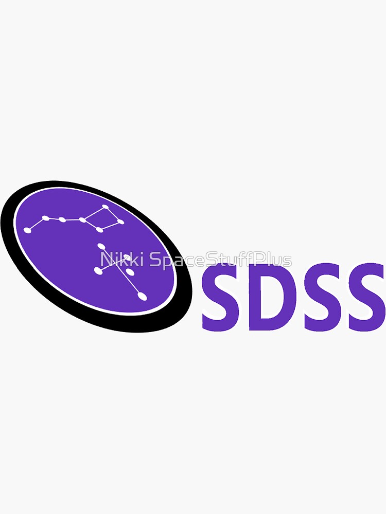"Sloan Digital Sky Survey (SDSS) Logo" Sticker for Sale by Nikki ...