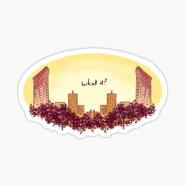"What if?" Sticker for Sale by Hummingbirdyxo | Redbubble