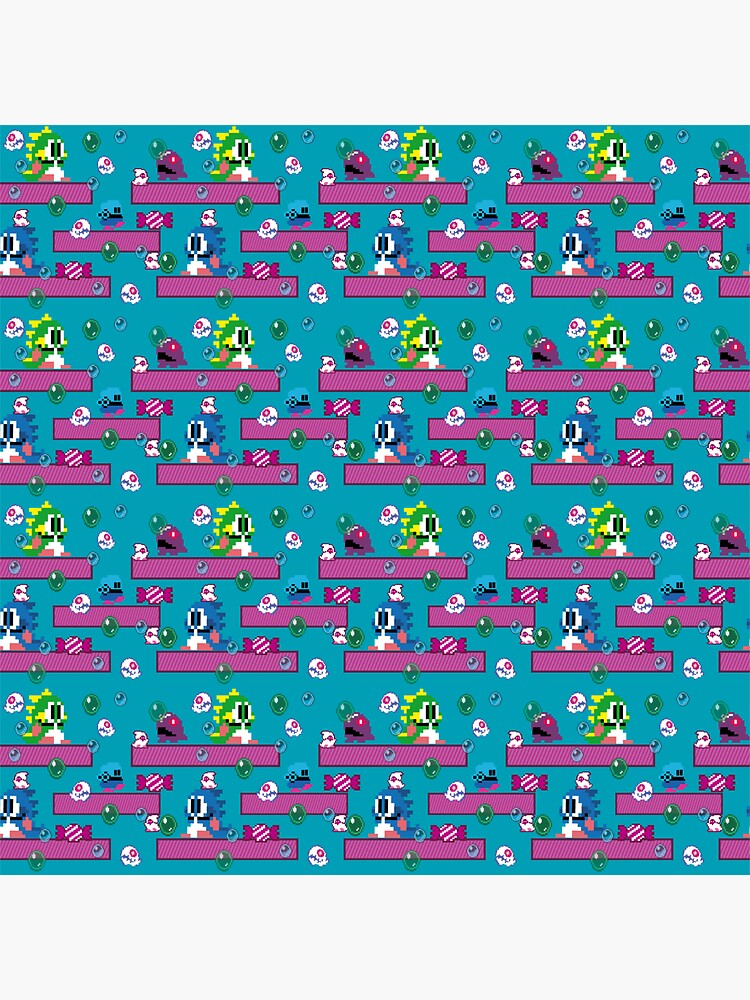 "bubble bobble" Sticker by bangueran | Redbubble