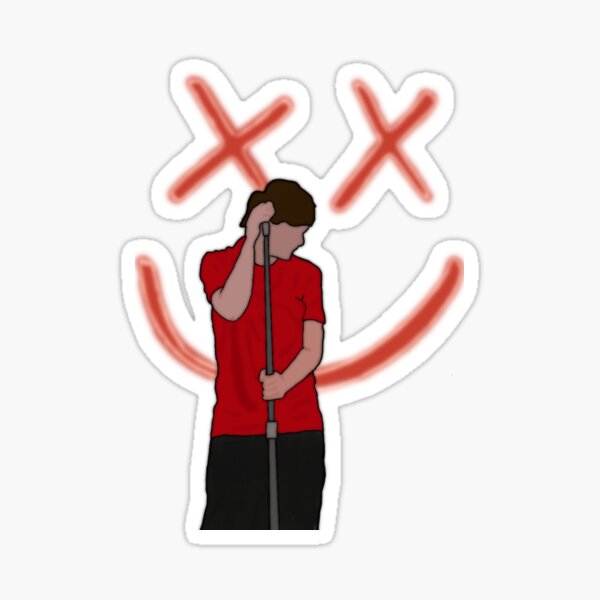 "Louis Tomlinson drawing" Sticker by bigfootdil | Redbubble
