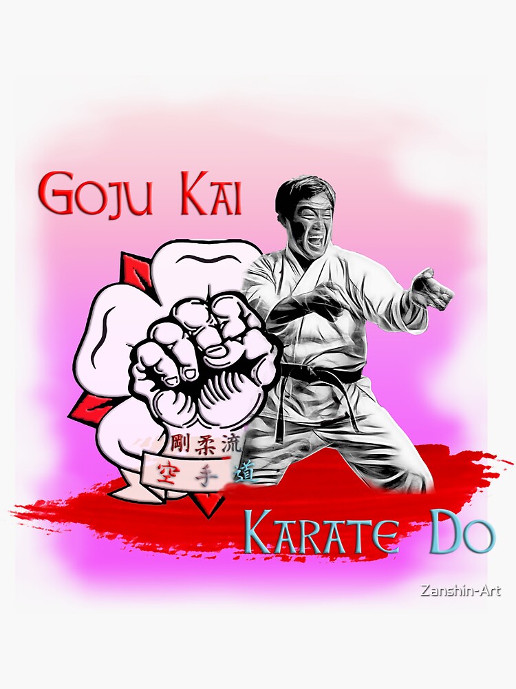 "Hajime Goju Kai Karate Kumite - Martial Arts Design" Sticker by ...