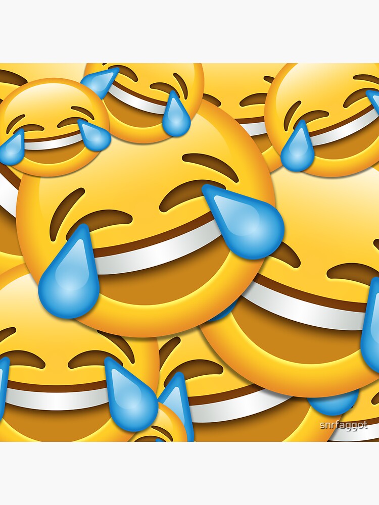 "IM CRINE BRUH" Sticker by snrfaggot | Redbubble