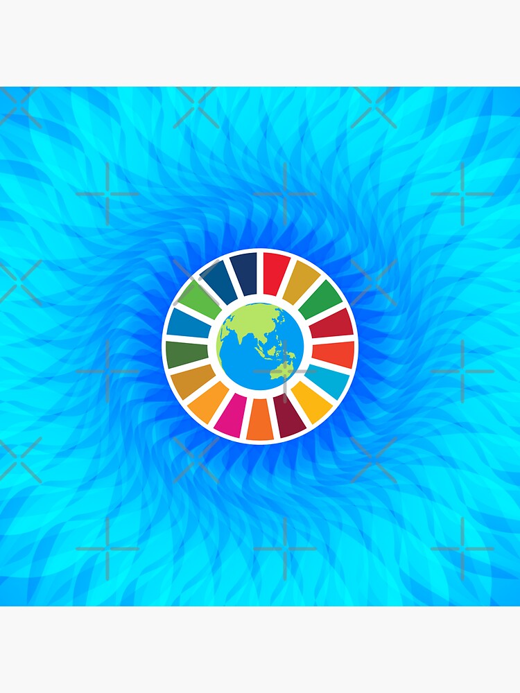 "The Sustainable Development Goals 2030 - UN Global Goals SDGs" Sticker ...