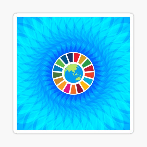 "The Sustainable Development Goals 2030 - UN Global Goals SDGs" Sticker ...