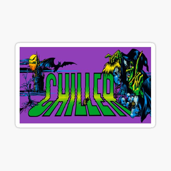 "Chiller Retro Arcade" Sticker for Sale by Walter73 | Redbubble