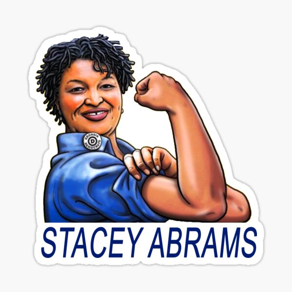 Stickers, Labels & Tags Stickers Stacy Abrams DecalSticker Paper etna ...