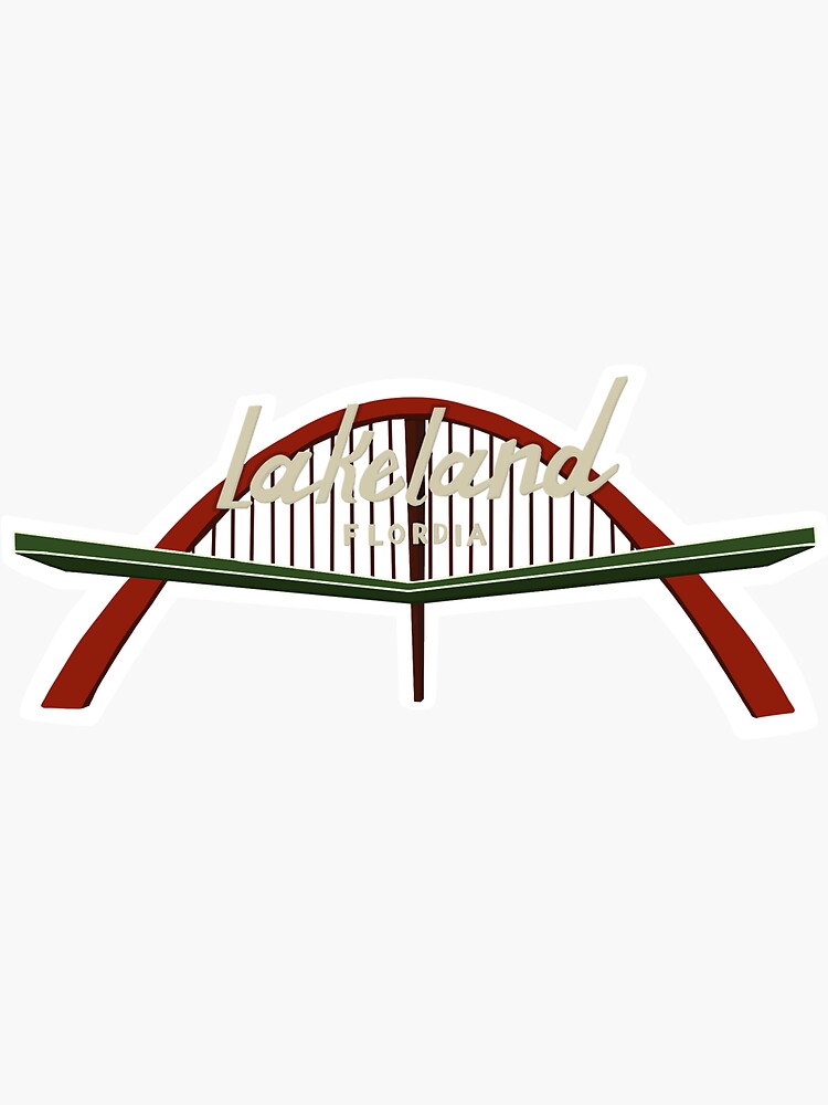 "Lakeland Southgate sign" Sticker for Sale by sophieray96 | Redbubble