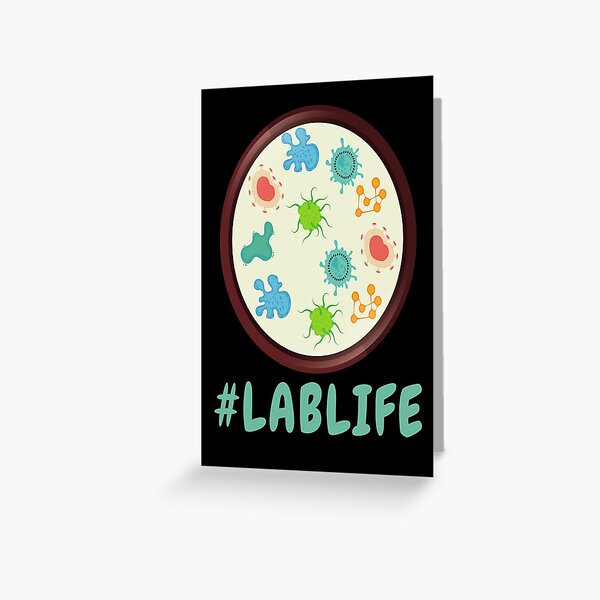 "#LABLIFE Petri dish Culture Medical Laboratory Science Micro" Greeting ...