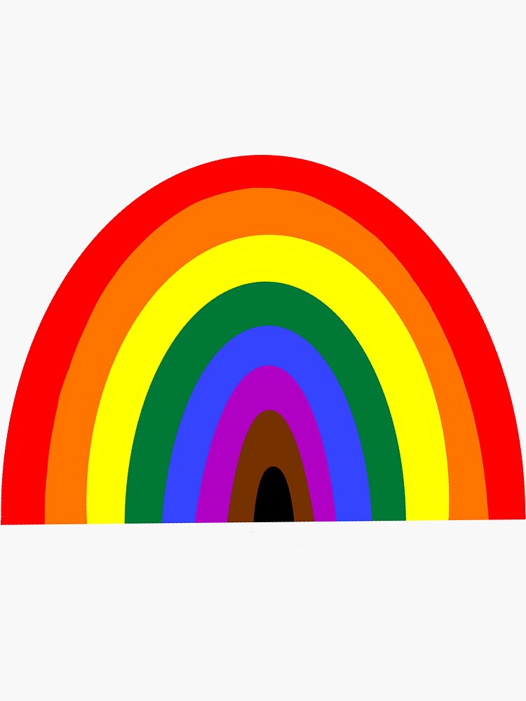 Gay Pride Rainbow Sticker For Sale By Loloking07 Redbubble
