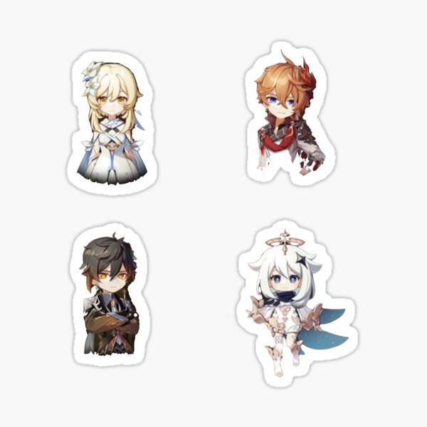 "Genshin Impact Chibi Childe Characters" Sticker for Sale by Modud ...