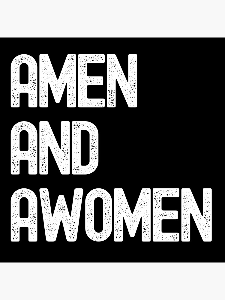 "Amen Awomen Meme" Poster for Sale by m95sim | Redbubble