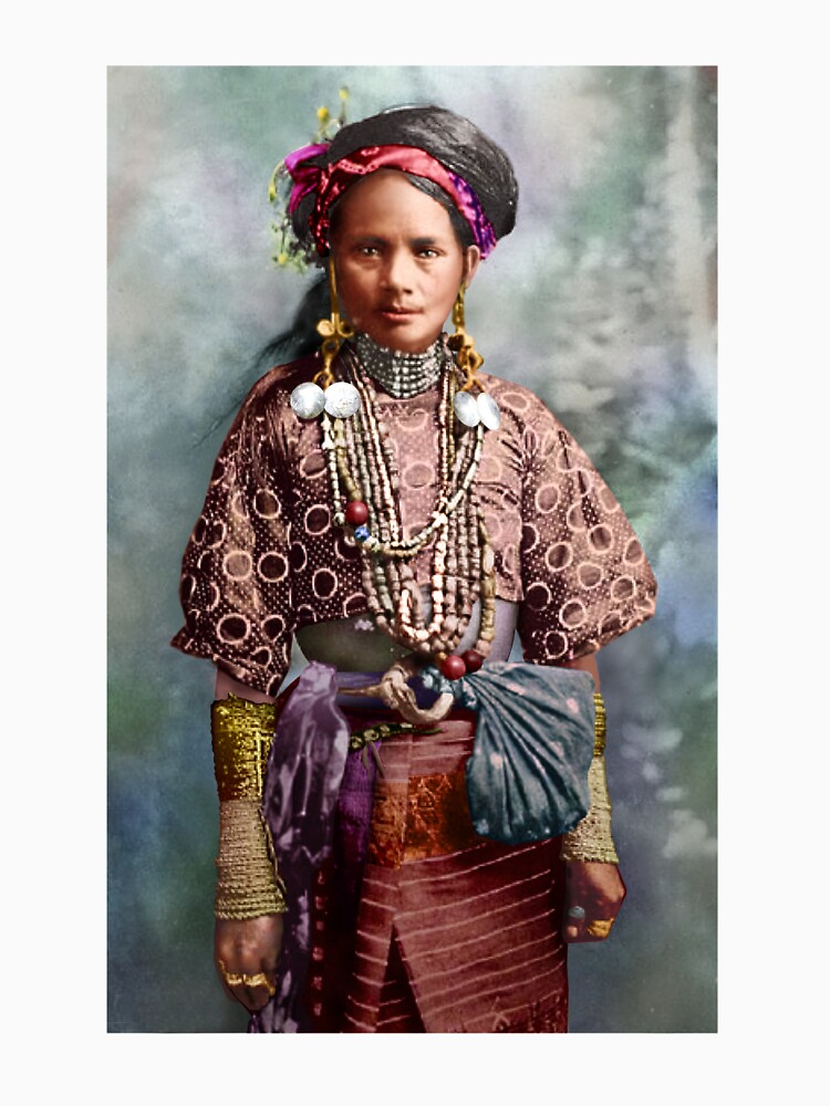 "Colorized Philippine Itneg Tribe Woman" T-shirt for Sale by lexmil ...