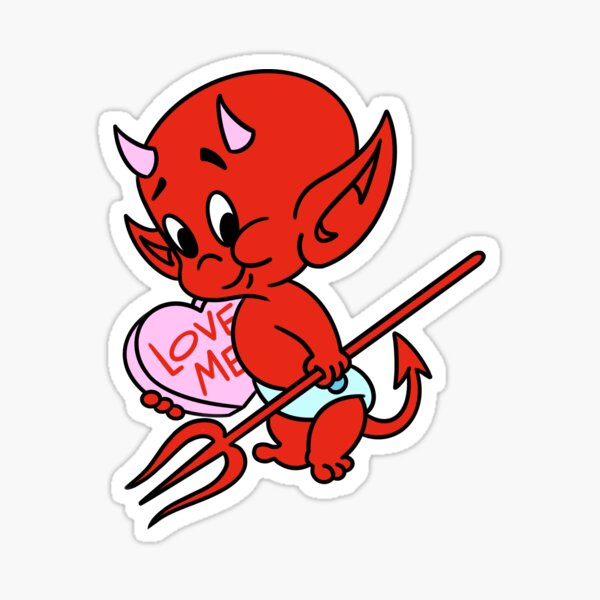 Hot Stuff Devil Stickers | Redbubble