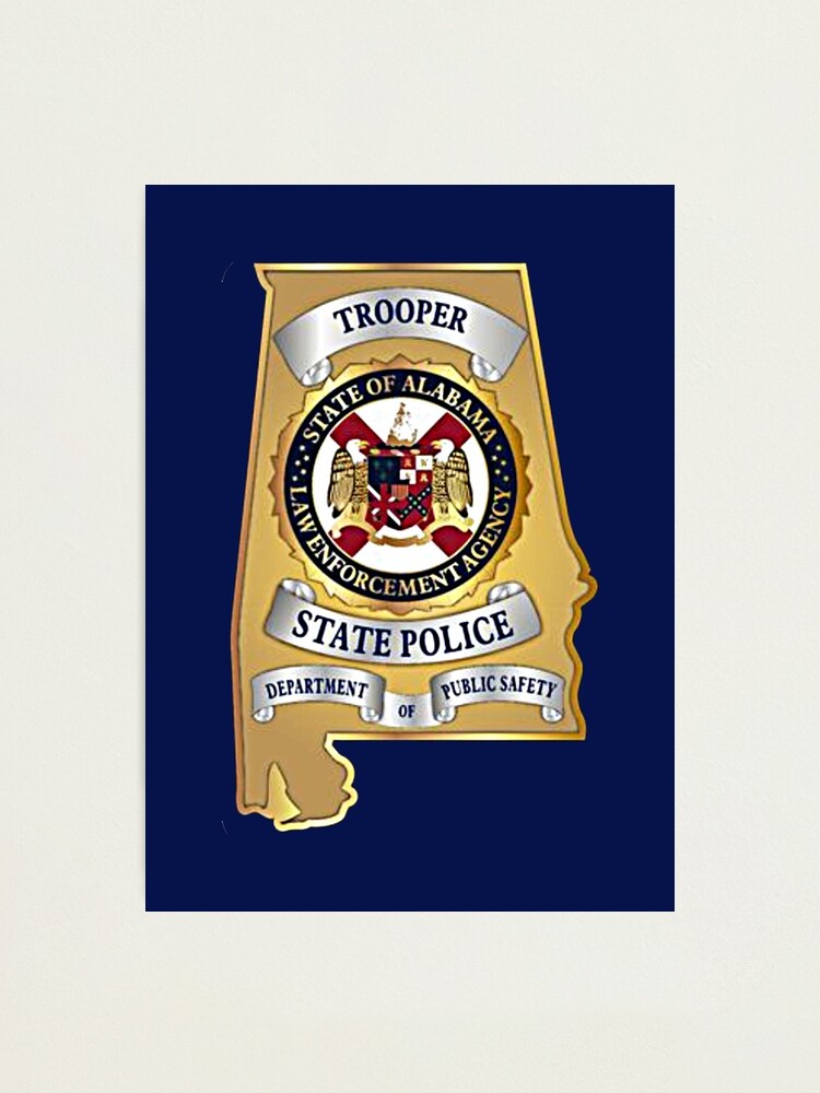 "Alabama State Police Department of Public Safety" Photographic Print ...