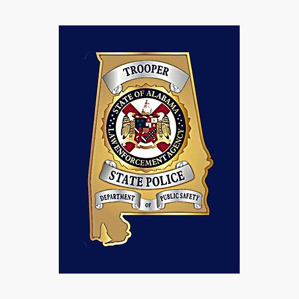 "Alabama State Police Department of Public Safety" Photographic Print ...