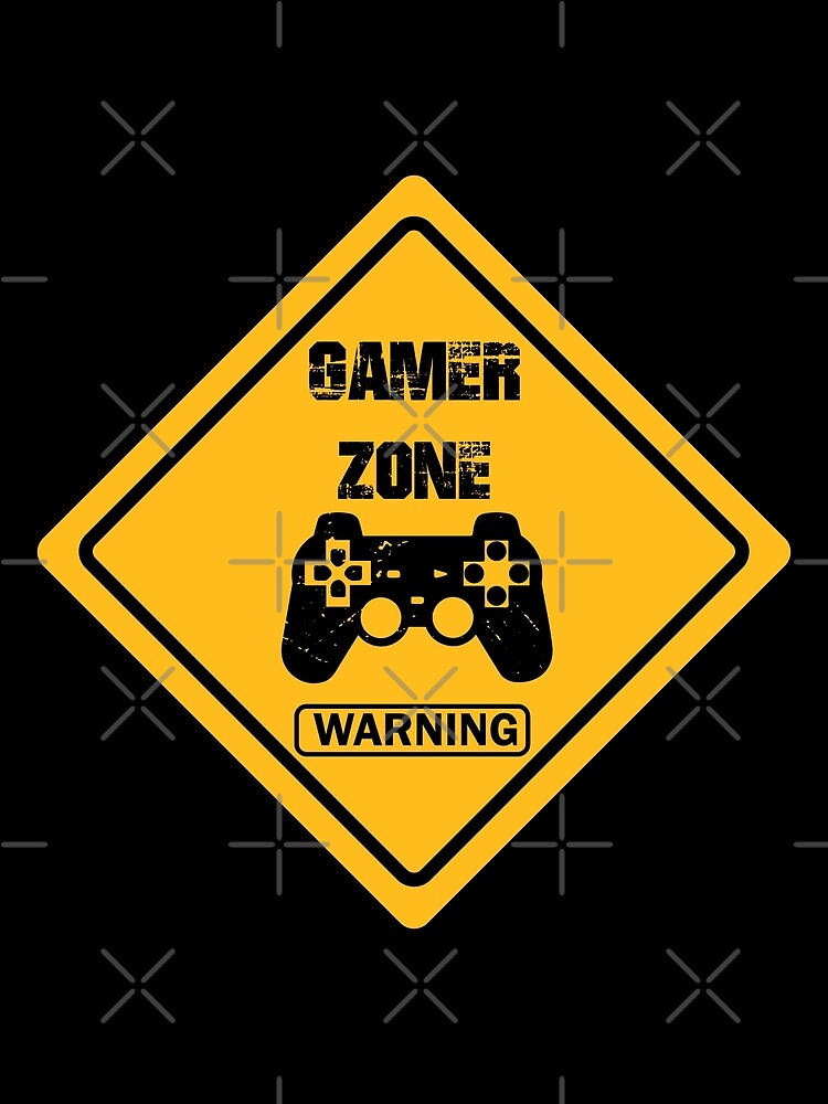"Gamer Zone Warning" Poster for Sale by LordArt | Redbubble