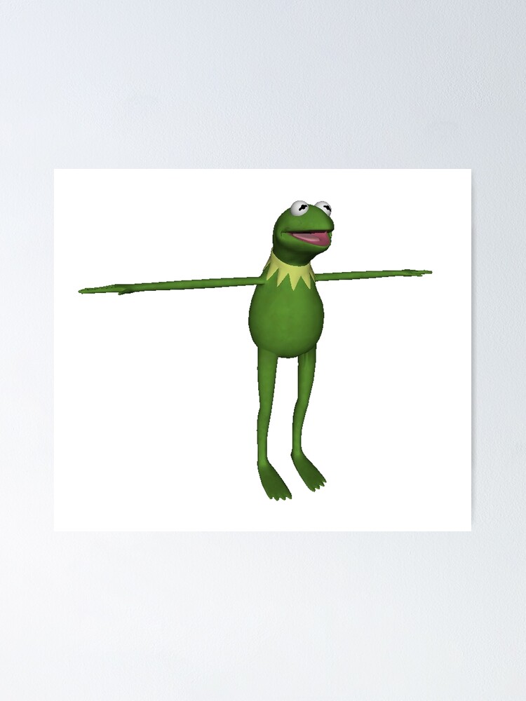 "T-Pose Frog" Poster for Sale by LaKon | Redbubble