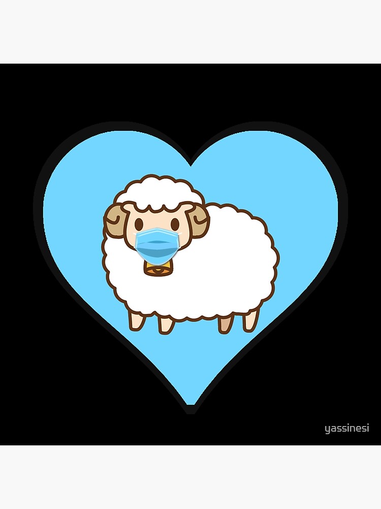"masked sheep - Good Little Sheep Wear Their Mask " Poster by yassinesi ...