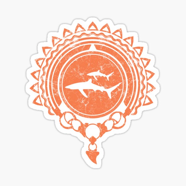 "Blue shark" Sticker by NicGrayGraphic | Redbubble