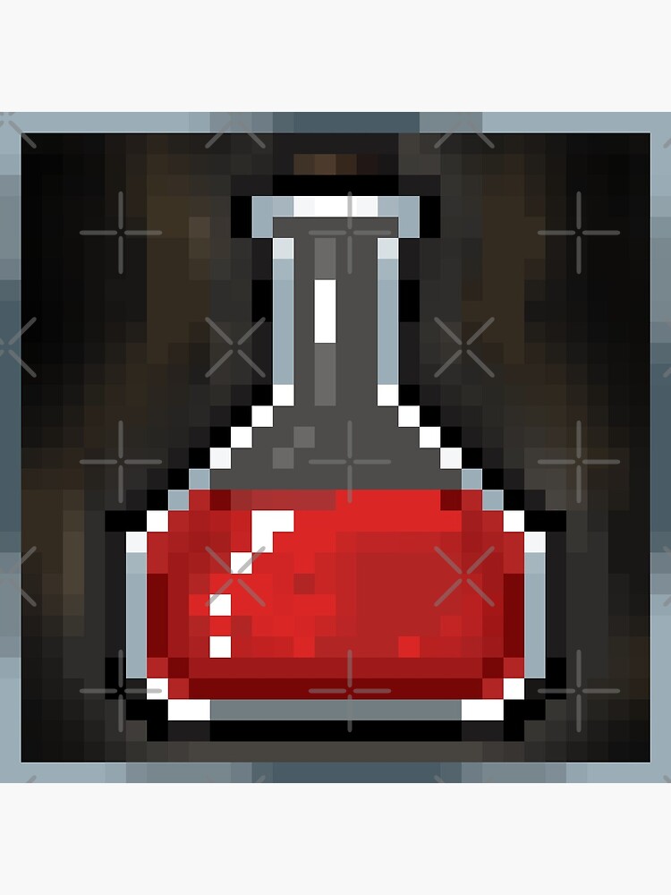 "Pixel Health Potion" Poster by maloiko | Redbubble