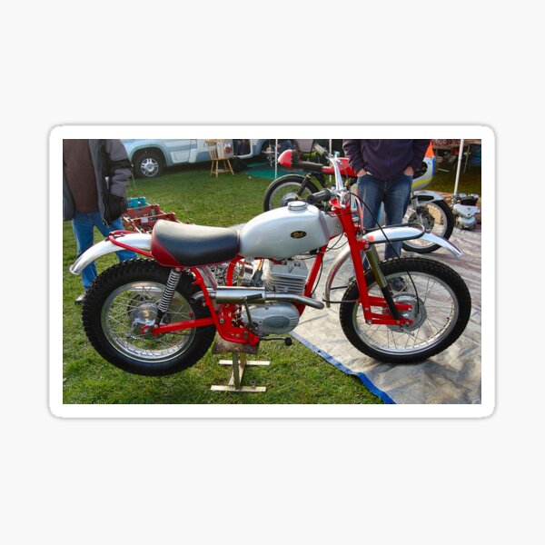 "THE "DOT" MOTORCYCLE SCRAMBLER." Sticker for Sale by ronsaunders47 ...