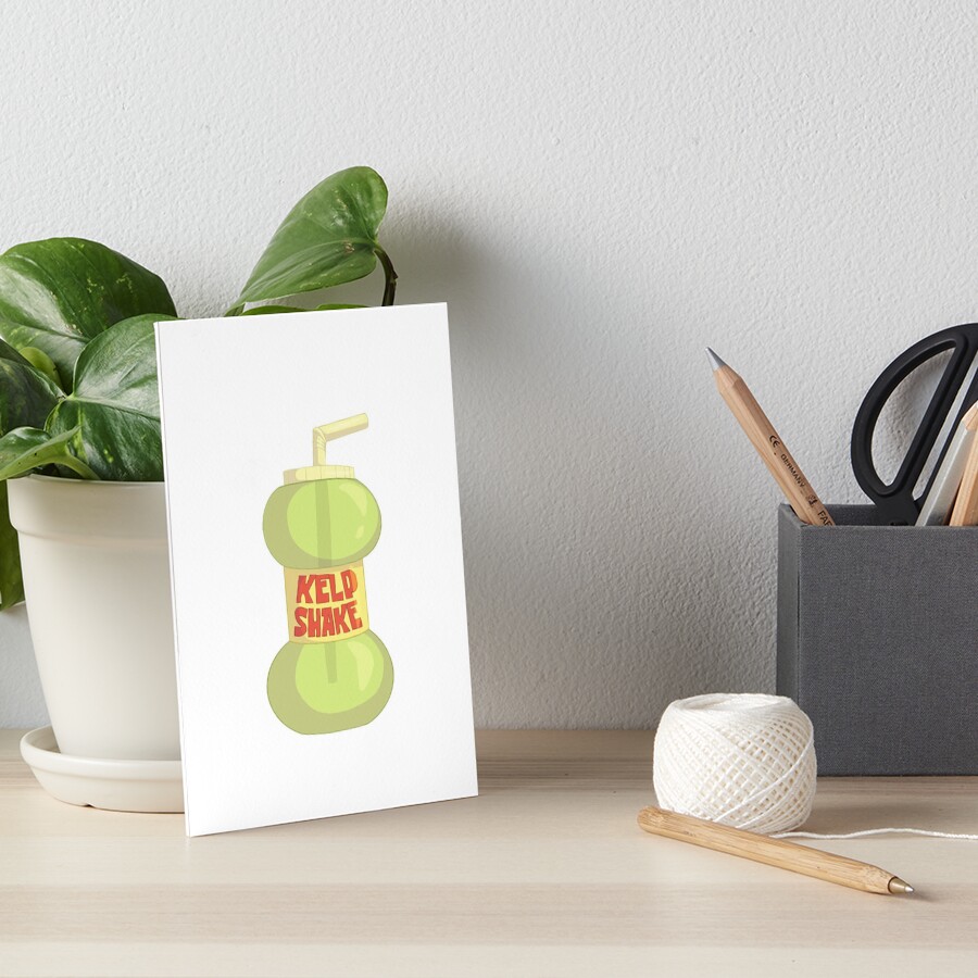 "Kelp Shake" Art Board Print for Sale by CalamitousOnion | Redbubble