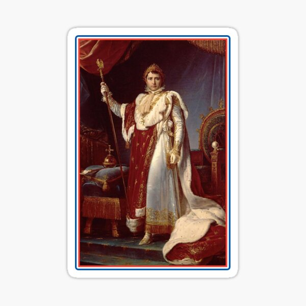 "Napoleon Bonaparte (portrait)" Sticker for Sale by JC-P | Redbubble
