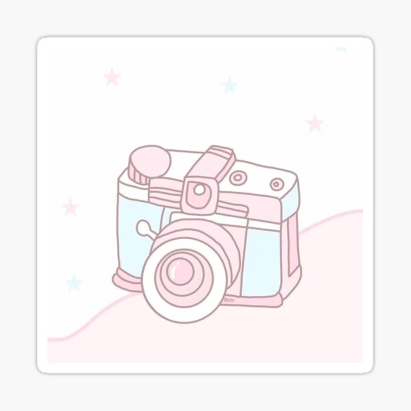 "Cute camera" Sticker by yukizano | Redbubble