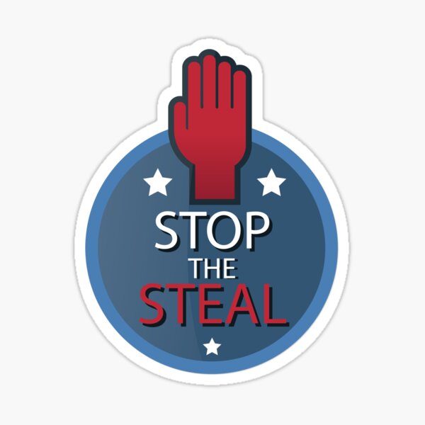 Stop The Steal Rally Stickers | Redbubble