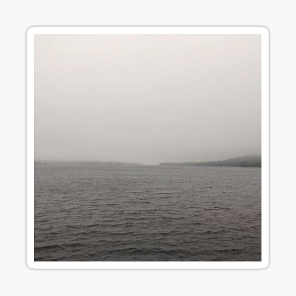 "Through The Mist" Sticker by Beardeaux | Redbubble