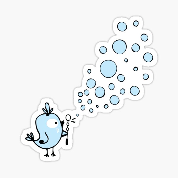 Blowing Bubbles Stickers | Redbubble