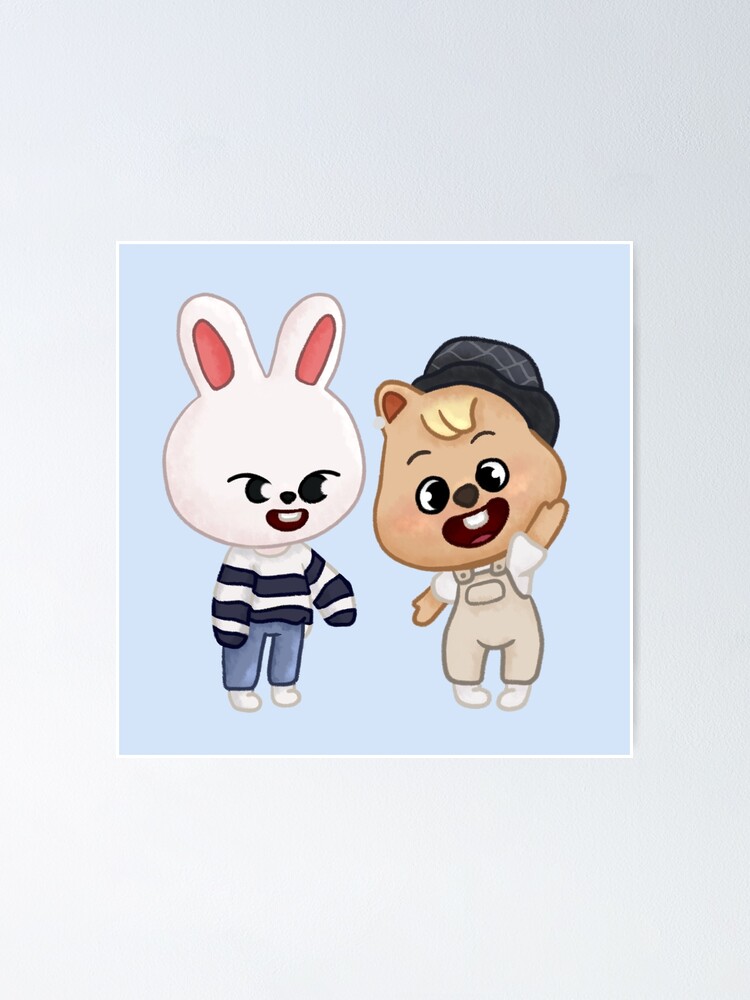"Stray Kids SKZOO characters Han Jisung Lee Know" Poster for Sale by ...