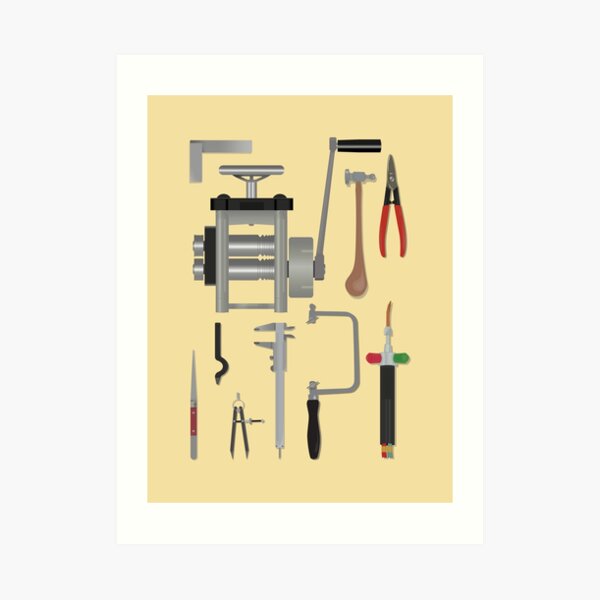 "Jewellery Tool Poster" Art Print for Sale by Designlock | Redbubble