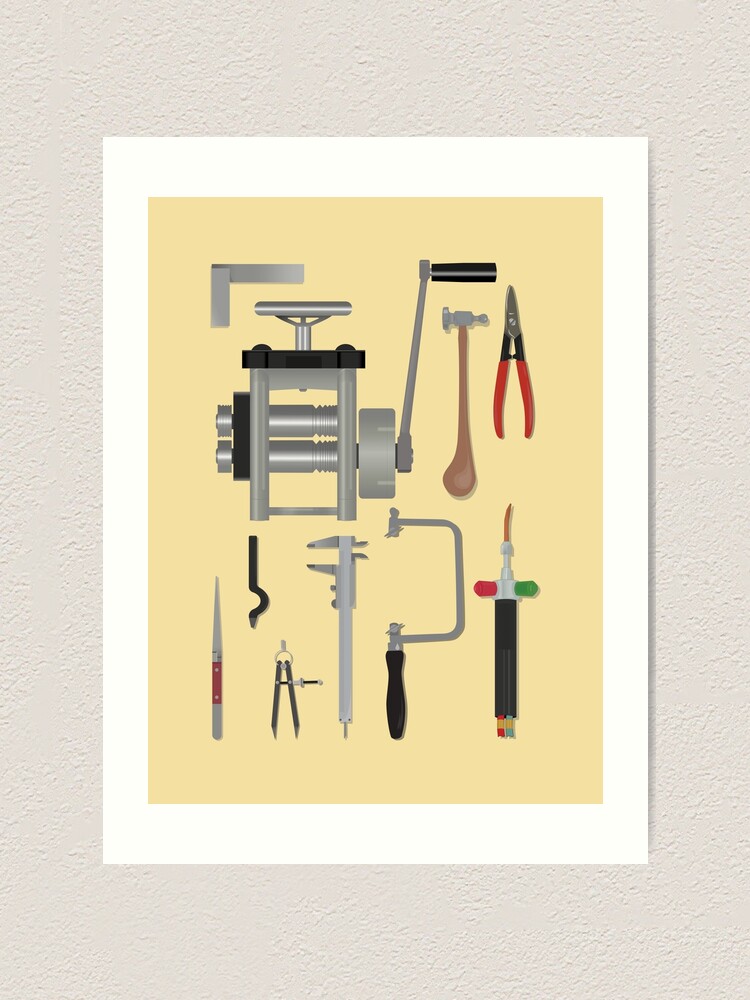 "Jewellery Tool Poster" Art Print for Sale by Designlock | Redbubble