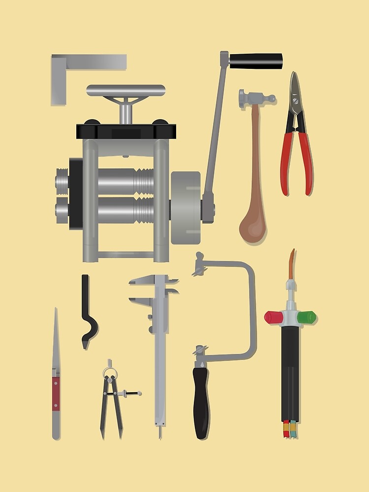 "Jewellery Tool Poster" Art Print for Sale by Designlock | Redbubble
