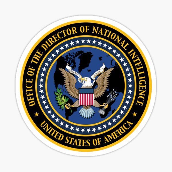 " ODNI-OFFICE OF THE DIRECTOR OF NATIONAL INTELLIGENCE" Sticker for ...