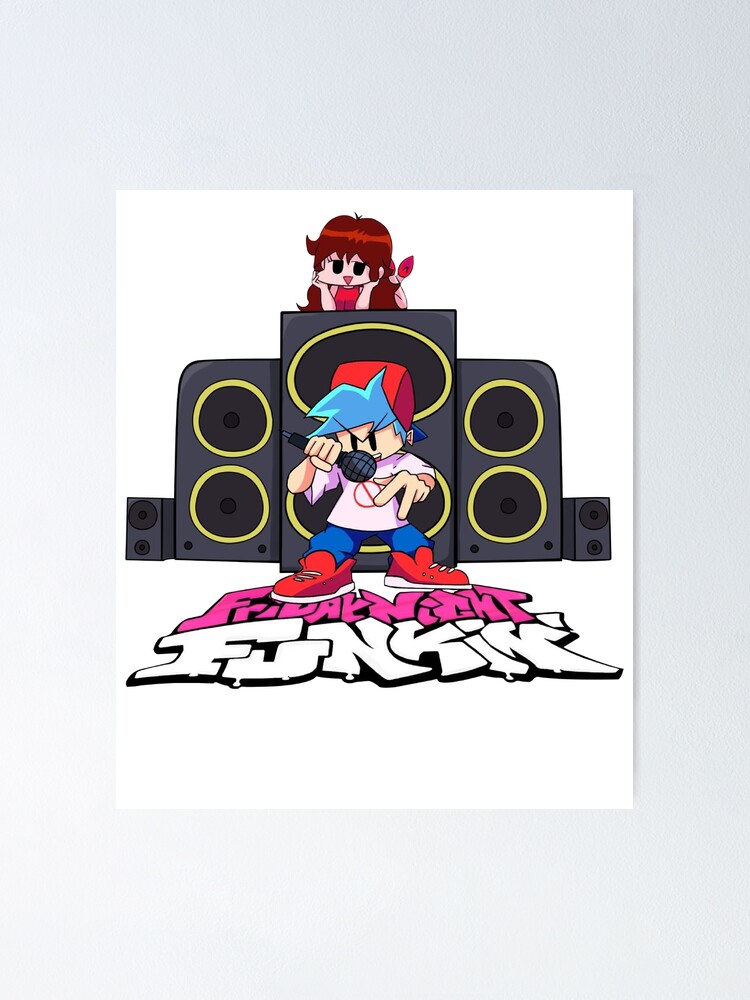 "Friday Night Funkin" Poster by AMEZGHAL | Redbubble