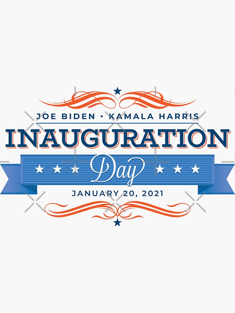 "Inauguration Day 2021 Joe Biden Kamala Harris" Sticker for Sale by ...