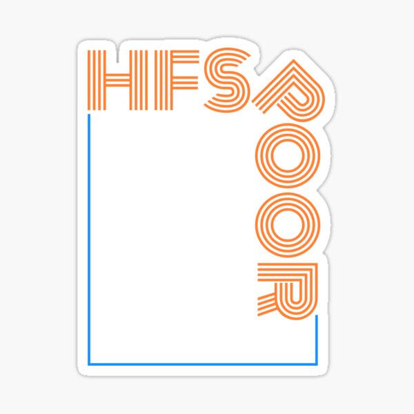 "HFSP" Sticker by GooseHaus | Redbubble